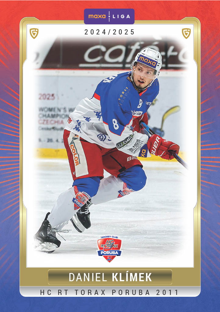 Jednotlivé karty 2. ligy | KLÍMEK Daniel GOAL cards 2024/2025 č. POR-21 | Ráj hokejových karet ...