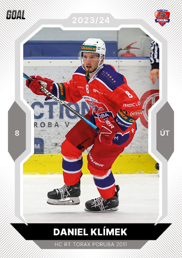 Jednotlivé karty 2. ligy | KLÍMEK Daniel GOAL Cards 2023/2024 č. 64 | Ráj hokejových karet RHKshop