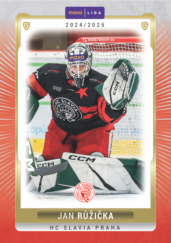 Jednotlivé karty 2. ligy | RŮŽIČKA Jan GOAL cards 2024/2025 č. SLA-01 ...